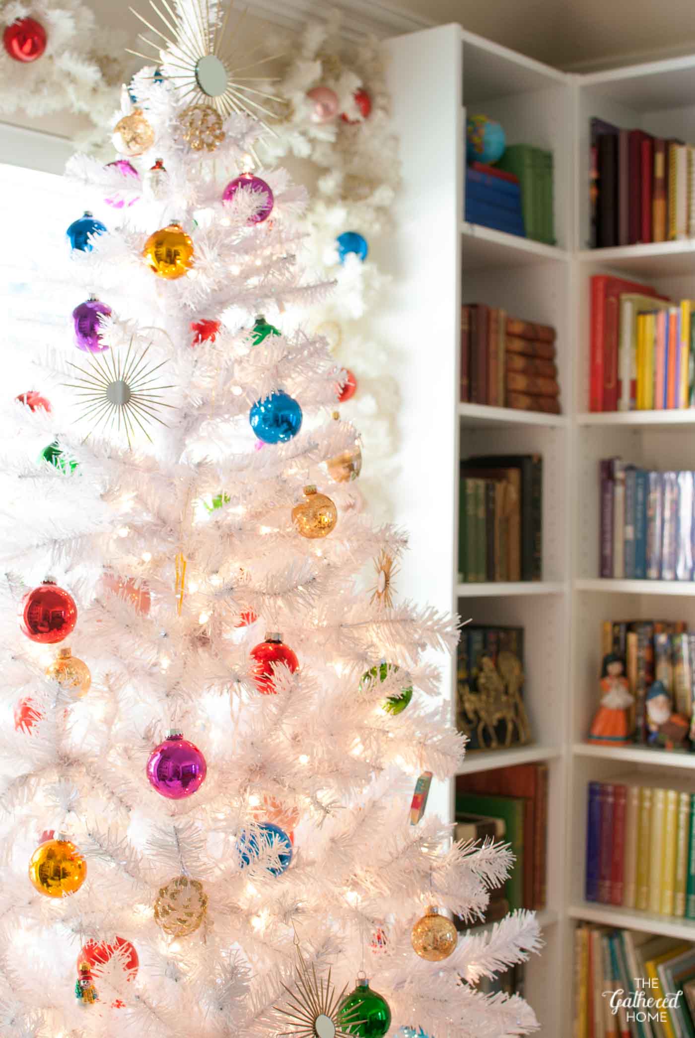 My Home Style: Colorful Gathered Eclectic Christmas Tree - The Gathered ...