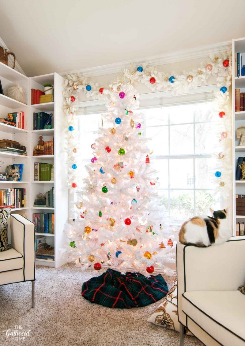 My Home Style: Colorful Gathered Eclectic Christmas Tree - The Gathered ...