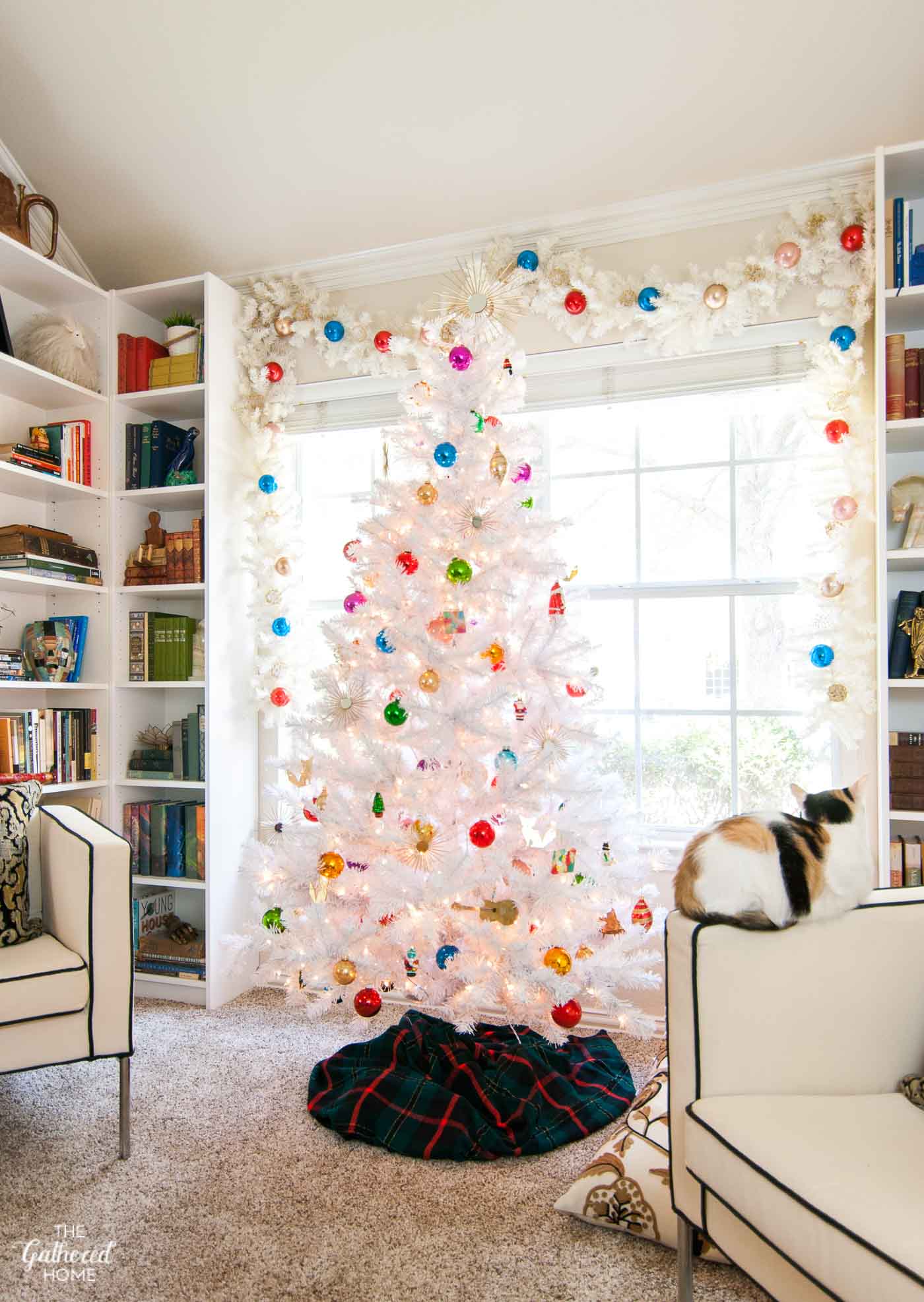 My Home Style: Colorful Gathered Eclectic Christmas Tree - The Gathered ...