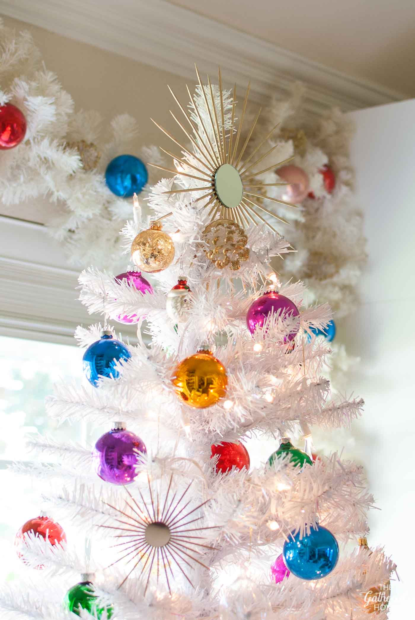 My Home Style: Colorful Gathered Eclectic Christmas Tree - The Gathered ...